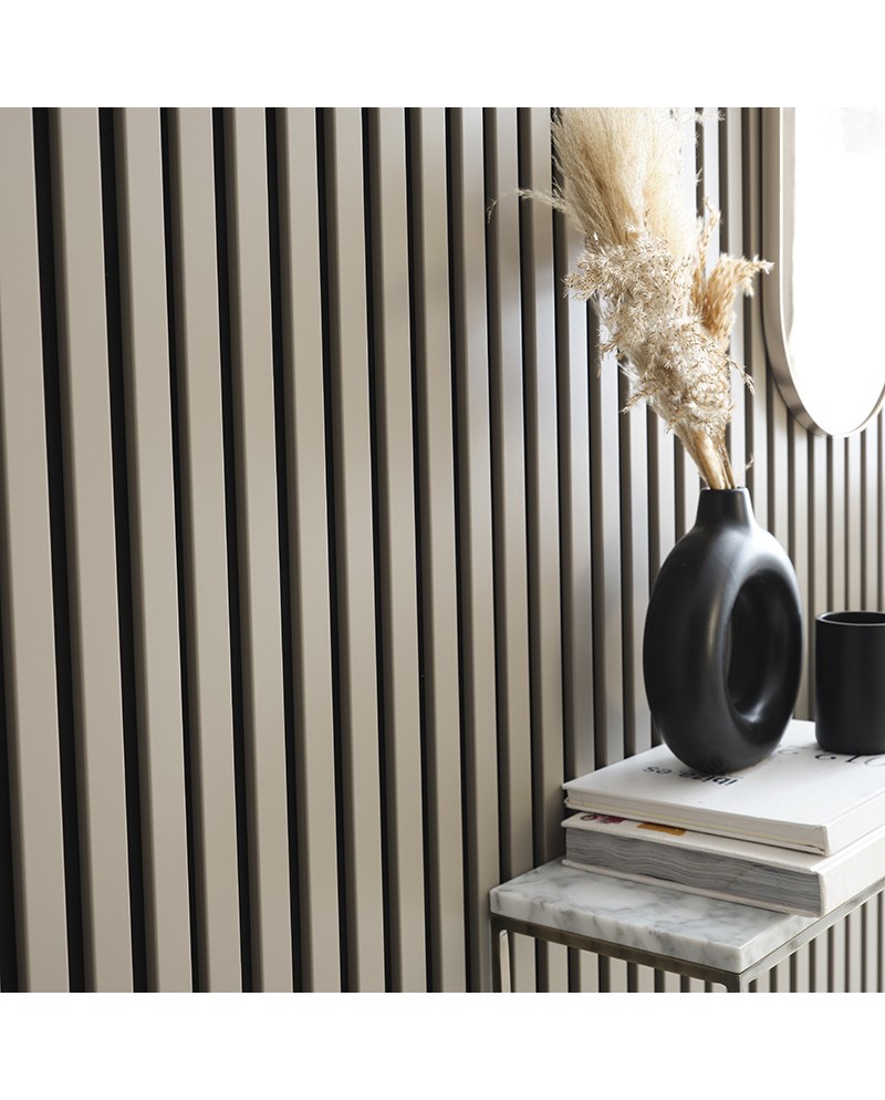 VERTIGO | Panneau tasseaux - Gris 250 cm