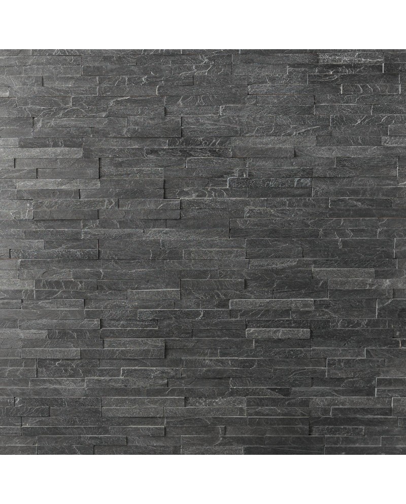 Plaquette de parement pierre naturelle - Magrit Nero