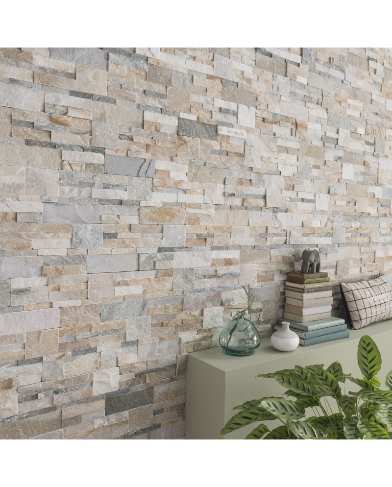 copy of Plaquette de parement pierre naturelle - Magrit Beige