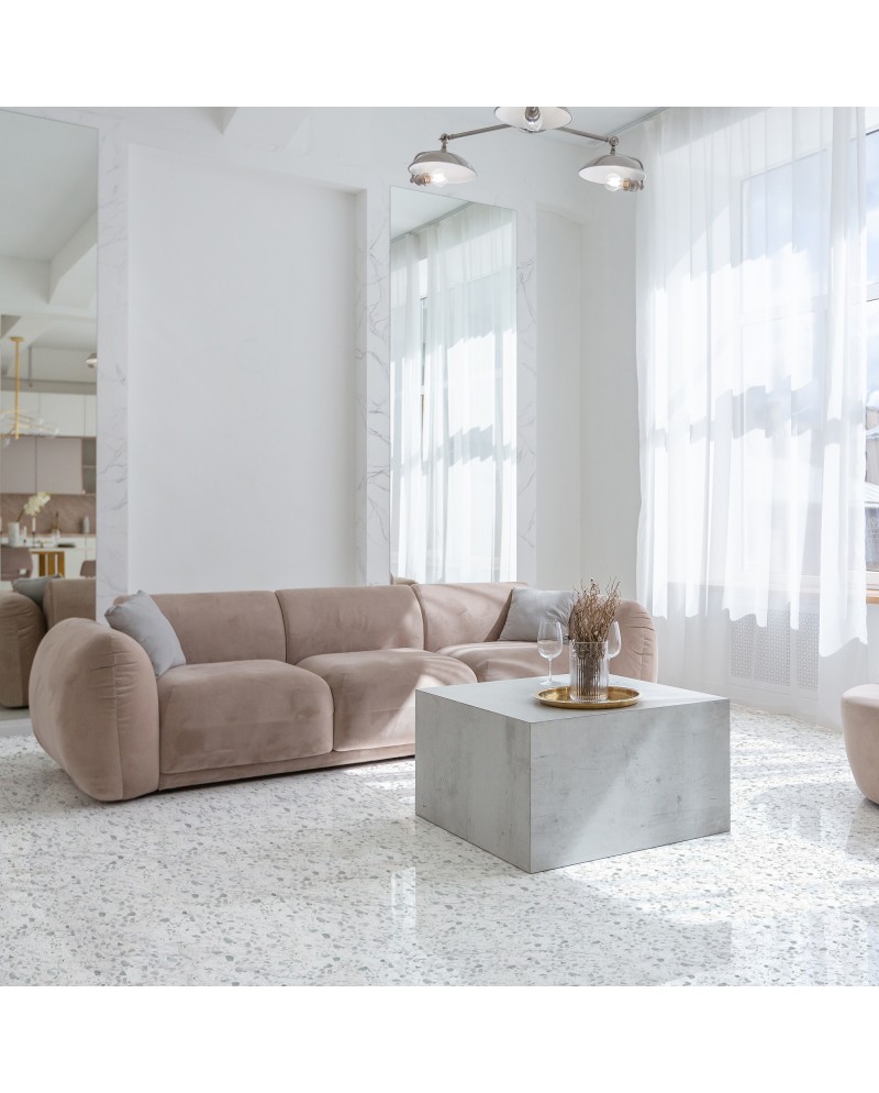 LITHOS | Terrazzo slab - Carrara White