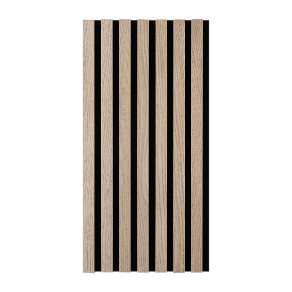 VERTIGO |Slat wall panel - Light oak 60cm